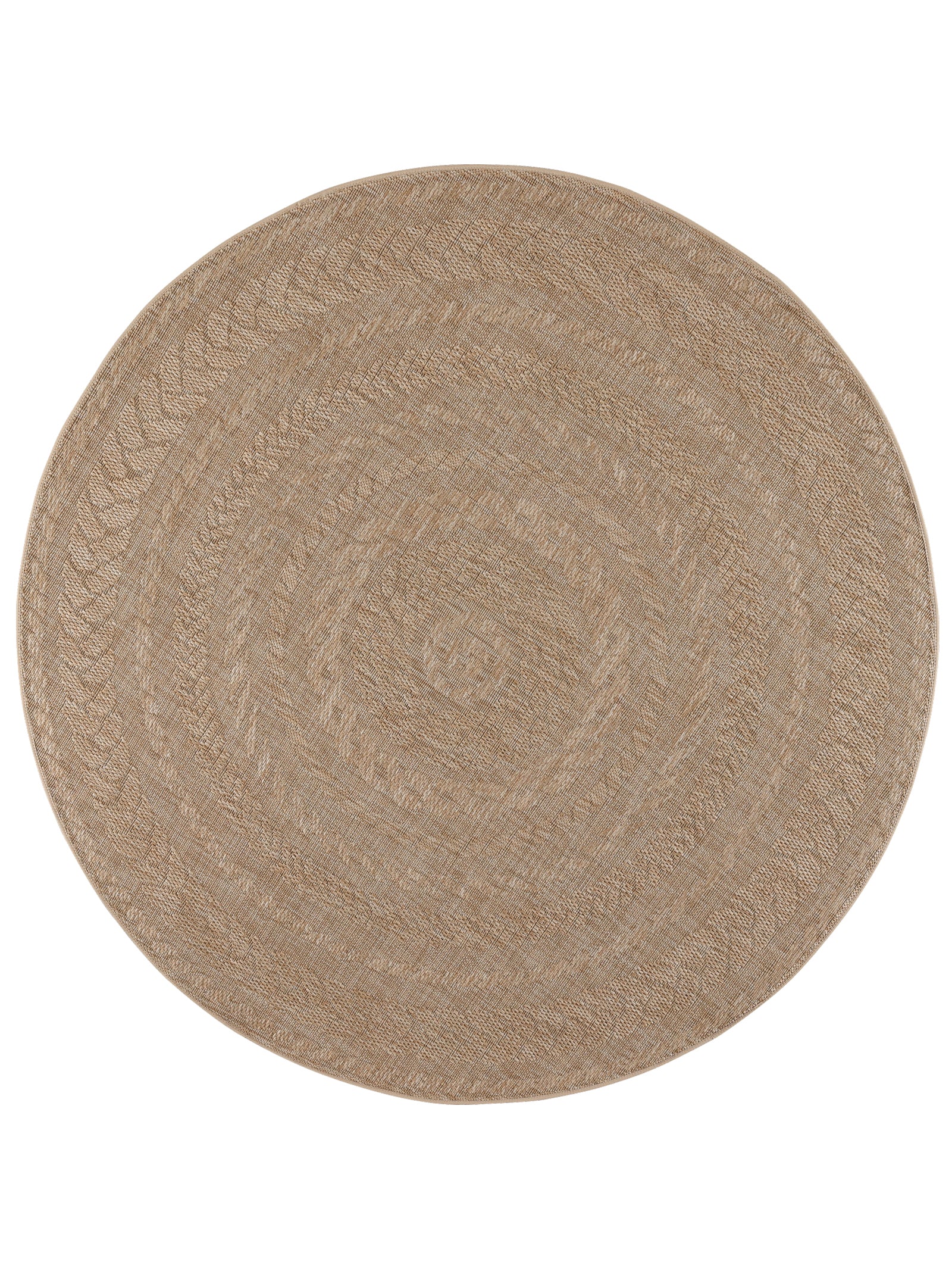 Whirlpool Outdoor Round Rug in Warm Sand - Hertex Haus Online - Hertex Haus