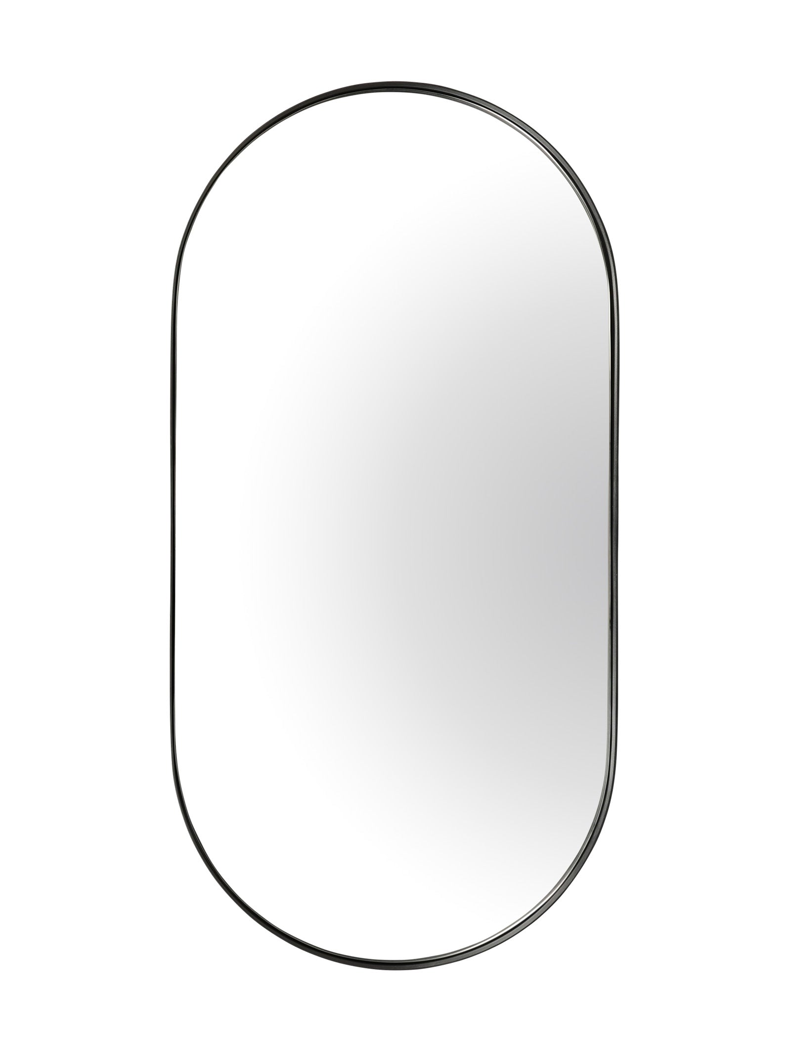 Albano Mirror in Matte Black - Hertex Haus Online - Hertex Haus